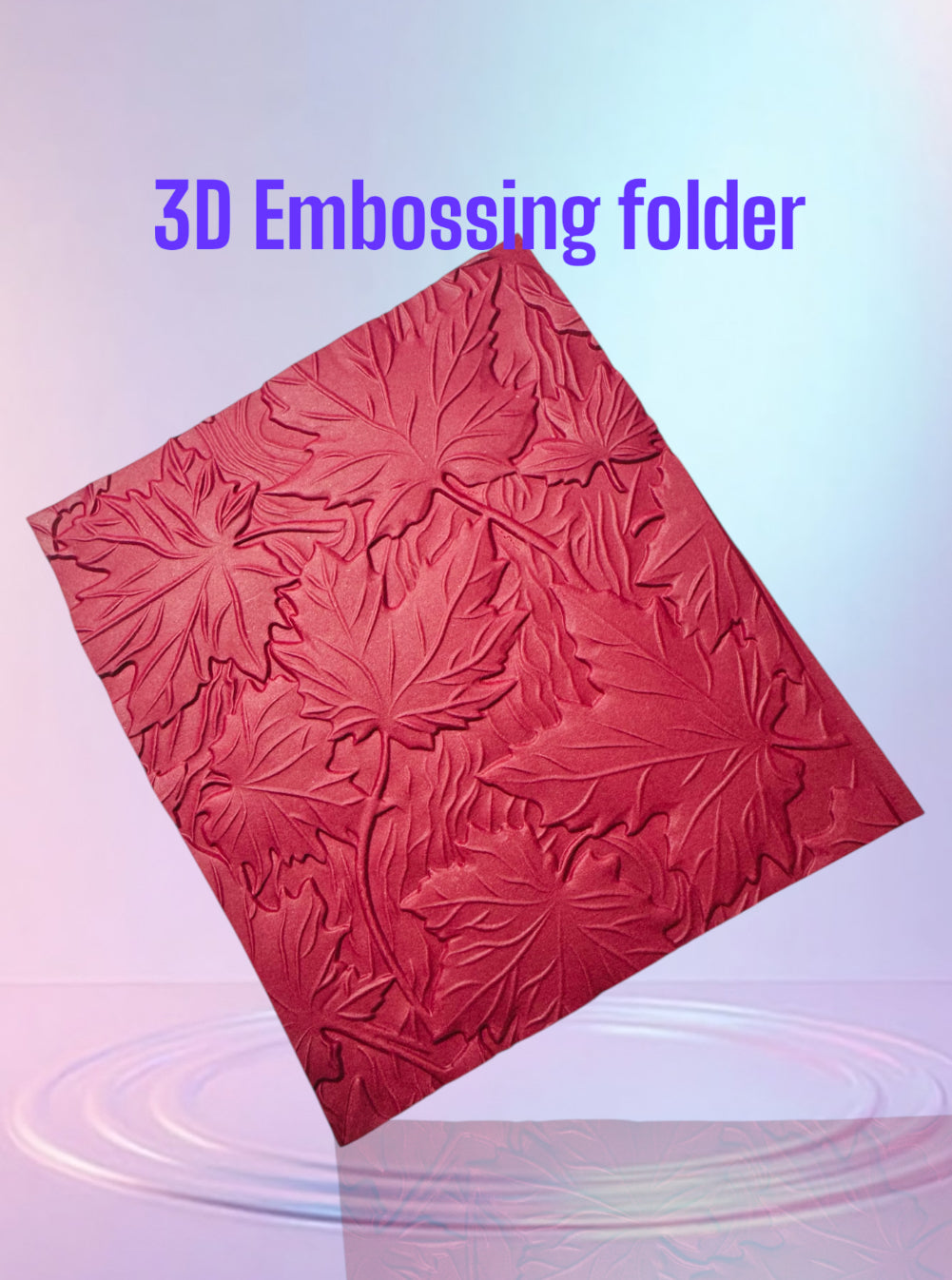 3D Embossing folder leafs – Personalized Canvas